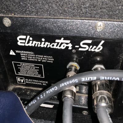 Electro-Voice Eliminator i™ 18" SUBS EV Pair Speakers | Reverb