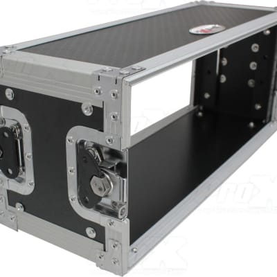 4U Deluxe Effects Rack 7" Deep Rail to Rail W/Handle | Reverb