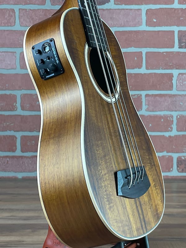 Kala Solid Hawaiian Koa Top Acoustic-Electric U-Bass | Reverb