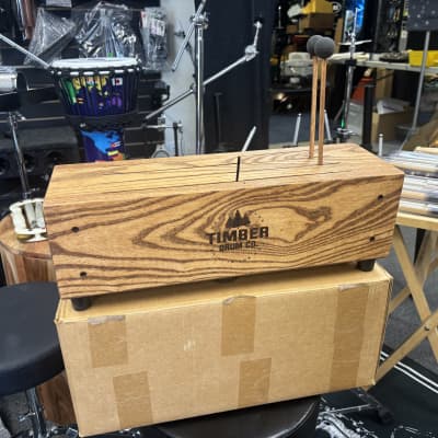 Timber Drum Co. Custom made slit drum 2024 - walnut | Reverb Canada