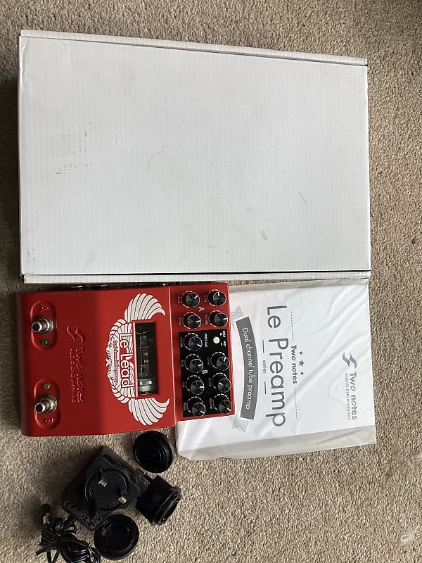 Two Notes Le Lead Dual Channel Tube Preamp 2010s - Red | Reverb