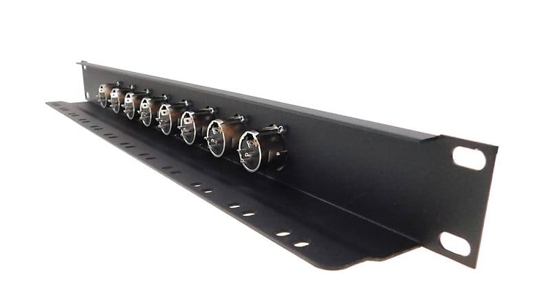 PROCRAFT TSP1L-8XM-BK 1U Aluminum Rack Panel w/ Tie-Down | Reverb