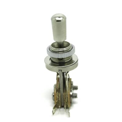 3 WAY CHROME TOGGLE SWITCH AND CHROME TIP FOR GIBSON EPIPHONE | Reverb