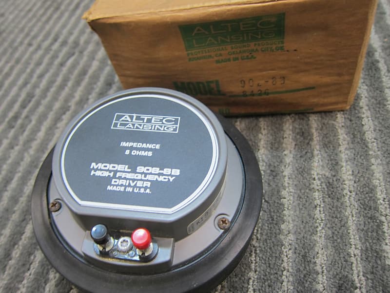 Altec 908-8B Horn Driver, Original Box Clean/No Rust, Needs | Reverb