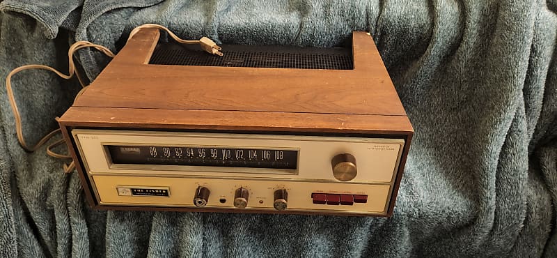 Vintage Fisher TFM 300 FM Stereo Tuner With Wood Cabinet | Reverb