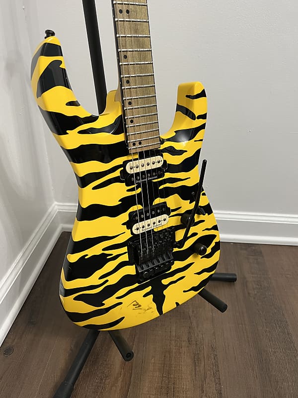 Jackson DK2M Yellow Tiger 2014 limited edition dinky electric | Reverb