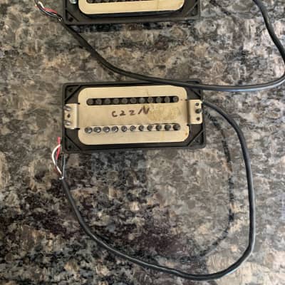 Carvin C22 humbucker pickup set with active preamp | Reverb