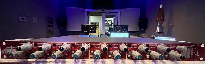 ATI 8MX2 8x2x8 Mic Pre Mixer- Red | Reverb