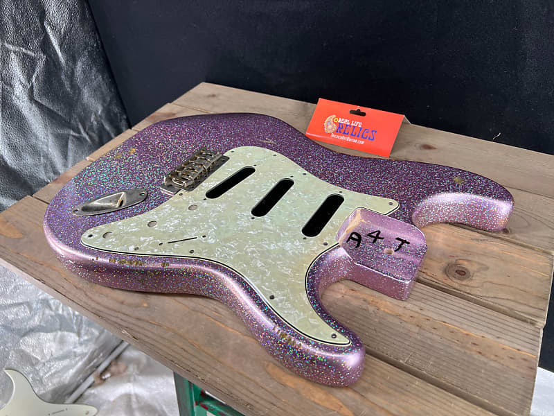 Real Life Relics Strat® Stratocaster® Body Aged Purple Mist | Reverb