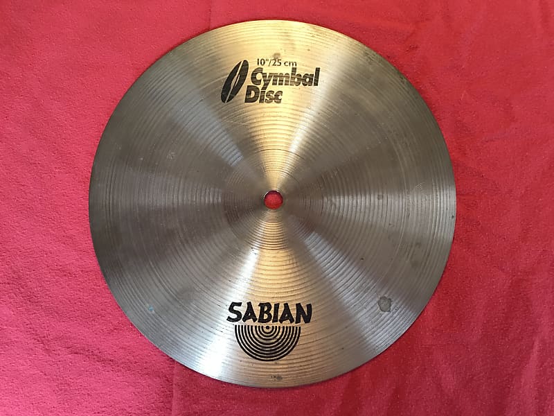 Sabian 10" Cymbal Disc Unique Long Chime Like Tone | Reverb