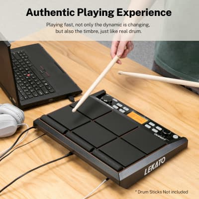 LEKATO PD705 Sampling Drum Percussion Sampler Pad All-in-one | Reverb