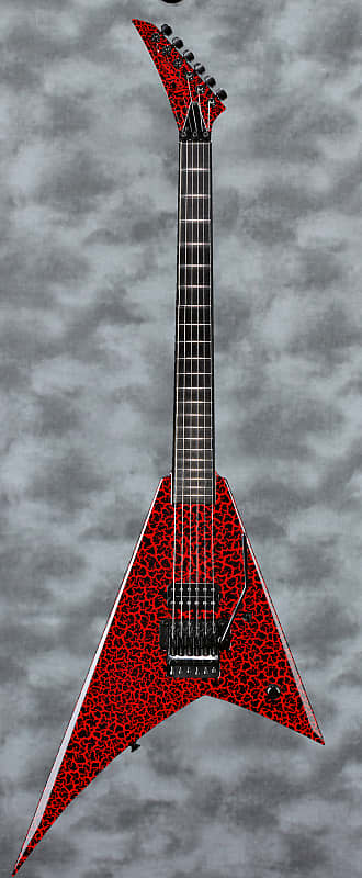 Jackson Custom Shop RR24 Black Red Crackle | Reverb