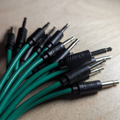 (15 pack) Control BT 3.5mm Patch Cables - Green (15cm/6 | Reverb
