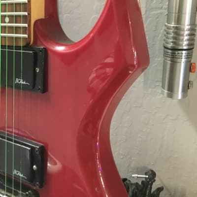 Bc rich Warlock platinum series 80s? Trans red | Reverb
