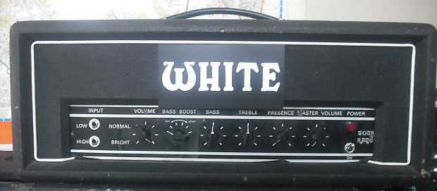 White Tour Series GT100 GT120 Matamp built vintage valve | Reverb UK