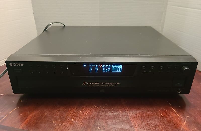Sony CDP-CE375 5-Disc Carousel CD Changer Player No Remote | Reverb