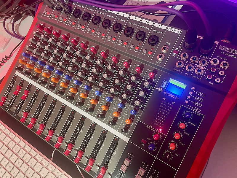 5 Core Professional Audio Mixer DJ Equipment Digital Sound | Reverb