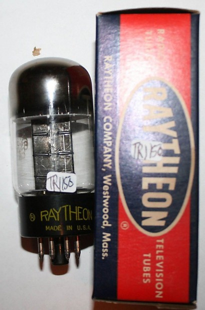 NOS Raytheon USA 6Y6GA Black Plate Top [] Getter Vacuum | Reverb UK