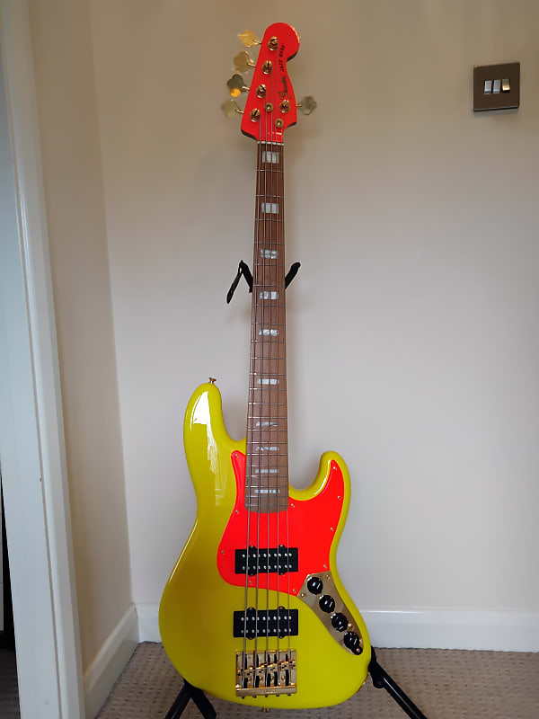 Fender MonoNeon Signature Jazz Bass V 2022 | Reverb UK