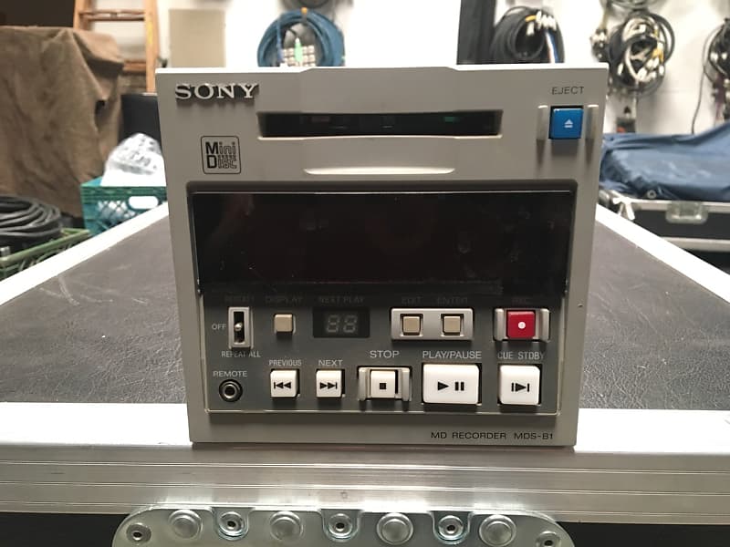 Sony MDS-B1 Minidisc Recorder 90's Grey for Parts or Repair | Reverb