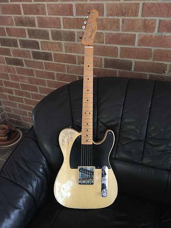 Fender Esquire Partscaster Blonde Nitro relic | Reverb