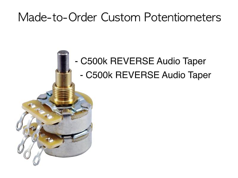 CTS 500k/500k Reverse-Audio Concentric Potentiometer - Custom | Reverb