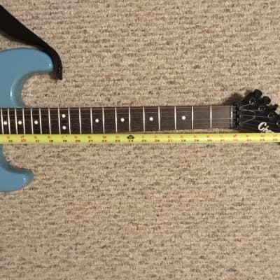 Vintage 1989 Charvel Charvette 150 HS Electric Guitar Teal | Reverb