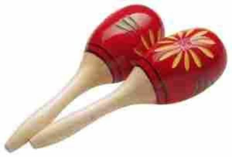 Stagg MRW-16 Traditional Oval Maracas 16cm Red | Reverb