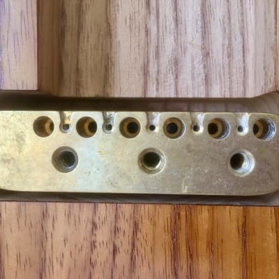 Custom Tremolo-to-Hardtail conversion Strat bridge MASSIVE | Reverb