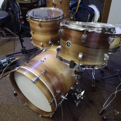 Rainbow Poplar Solid Shell Steam Bent Bop Drum Set By Erie | Reverb