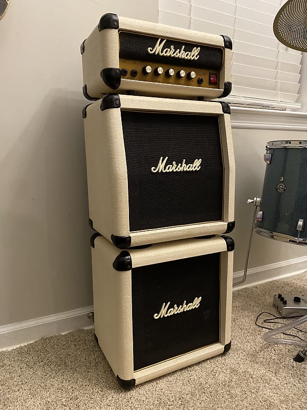 Marshall Lead 12 Mini Stack 80s - White Tolex | Reverb