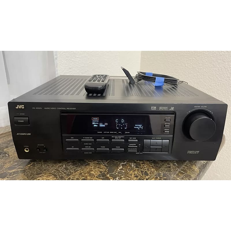 JVC RX-6500VBK 5.1 Channel 500 Watt Dolby Digital DTS | Reverb