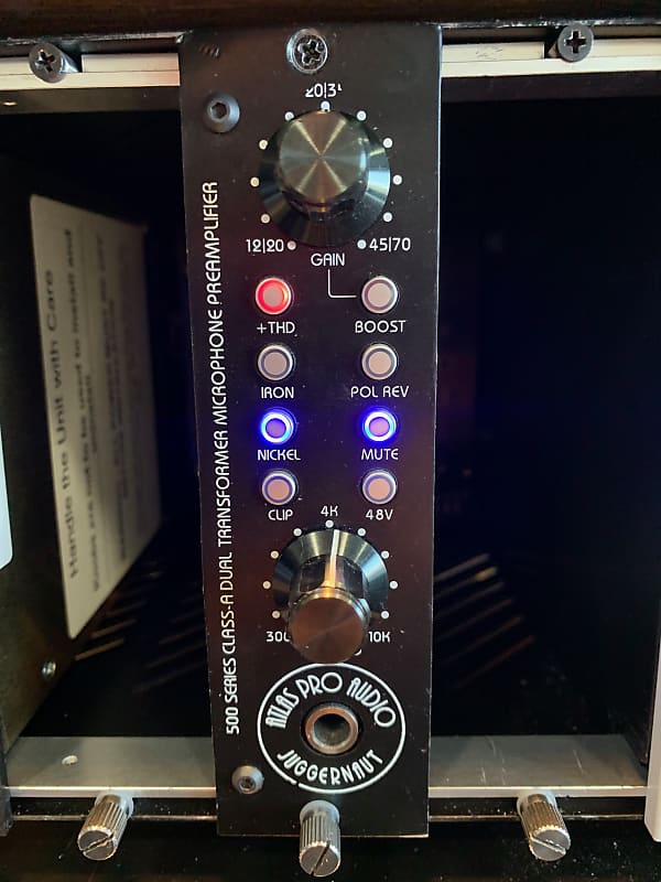 Atlas Pro Audio APA Juggernaut mic preamp for API 500 series | Reverb