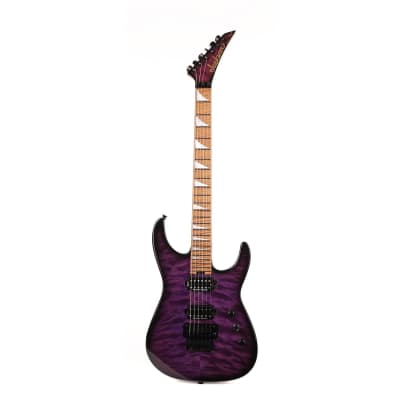 Jackson Custom Shop Dinky Transparent Purple Burst | Reverb