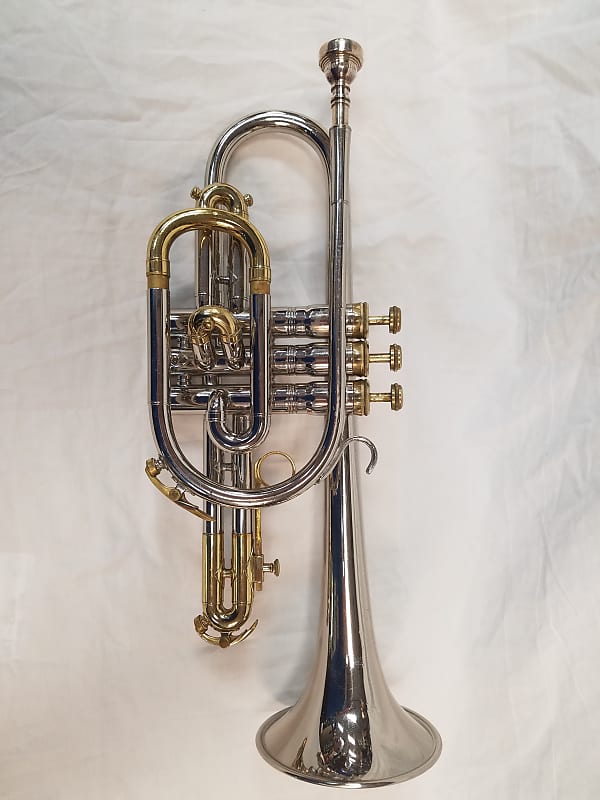 King Tempo Silver Cornet - Silver | Reverb