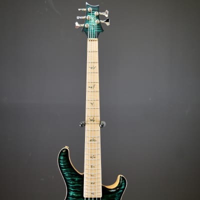 PRS Private Stock Gary Grainger 5 String Bass Teal Burst | Reverb