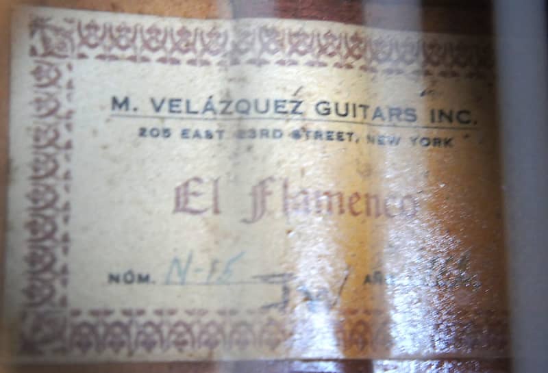 Manuel Velazquez "El Flamenco" Model 1962 - matte French | Reverb