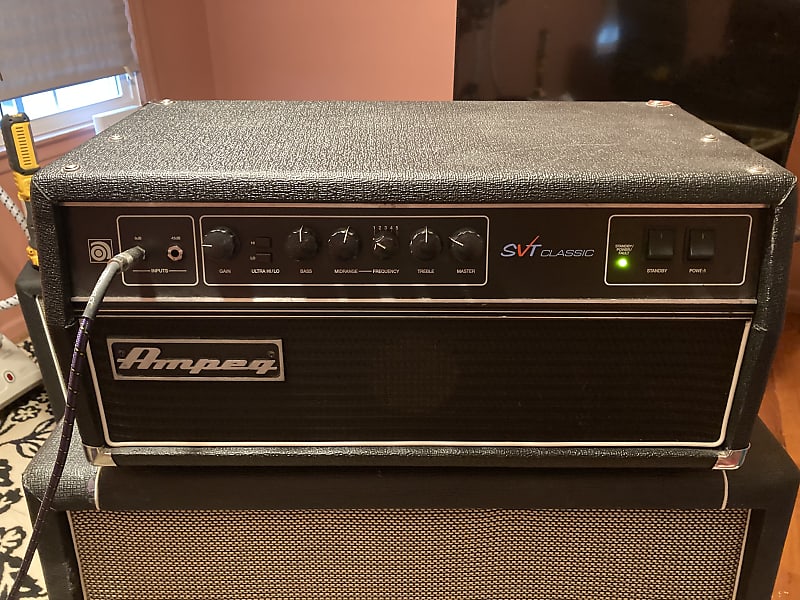 Ampeg SVT-CL Classic 300-Watt Tube Bass Amp Head 1997 USA | Reverb