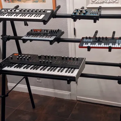 Jaspers Keyboard Stand 3D-120B with additional holders | Reverb