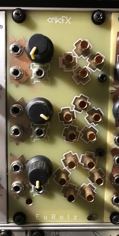 CrucFX Eurolz 2022 Gold Ciat Lonbarde Eurorack synth touch | Reverb