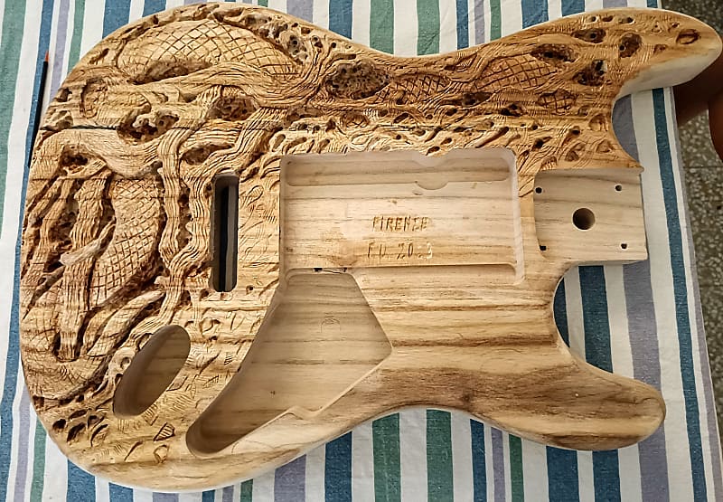 Fender Stratocaster type, Hand Carved Custom Solid Body | Reverb