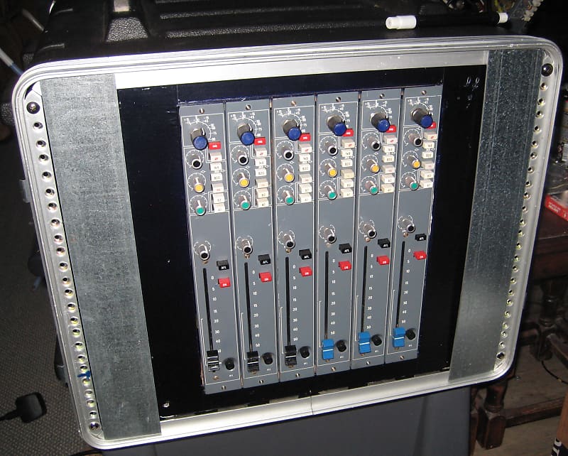 Vintage Neve 34128 Six Mic Channel Mixer Metal Knobs XLR in & | Reverb