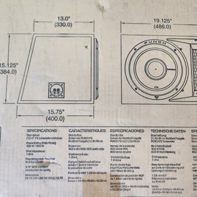 RockFord Fosgate Punch Dual Voice Coil Subwoofer model | Reverb