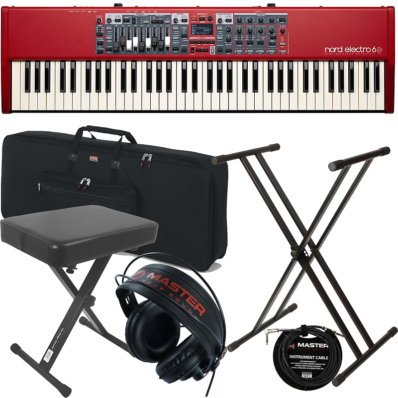 Nord Electro 6D 73 73-Key Piano/Organ Keyboard, Stand, Bench, | Reverb