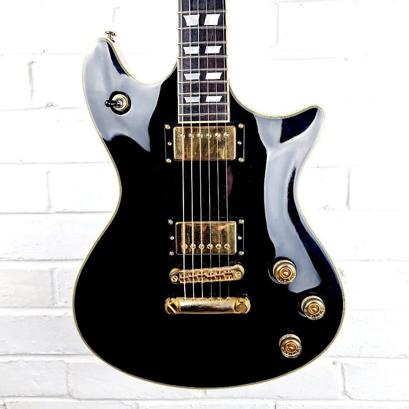 SCHECTER DIAMOND SERIES TEMPEST CUSTOM BLACK ELECTRIC GUITAR | Reverb