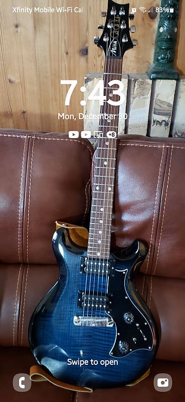 PRS Core Mira 2009 - Blue flamed top | Reverb