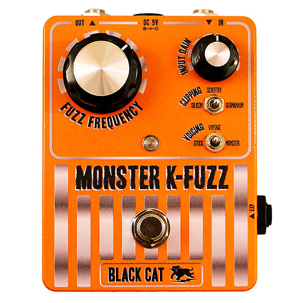 Black Cat Monster K-Fuzz Stompbox | Reverb