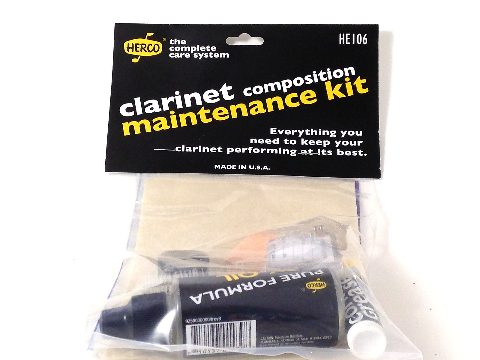 Herco HE106 Clarinet Composition Maintenance Kit | Reverb Canada