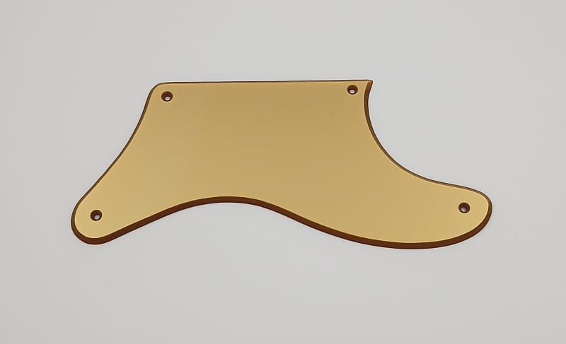 metallic gold acrylic pickguard for us/mex fender cabronita | Reverb
