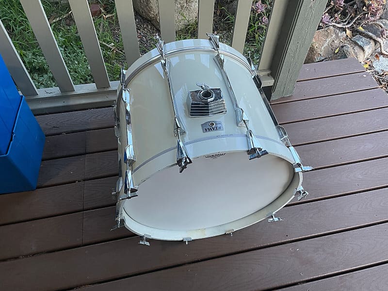 Tama Granstar II 22x16 Bass Drum White 2 Gran Star | Reverb